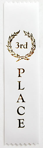 3rd Place Flat Ribbon by Athletic Awards
