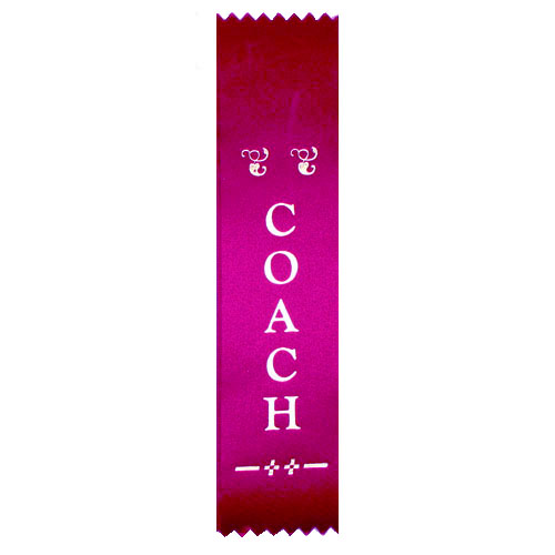Coach Ribbon by Athletic Awards
