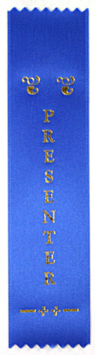 Presenter Ribbon by Athletic Awards