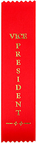 Vice President Ribbon, Deputy President Ribbon