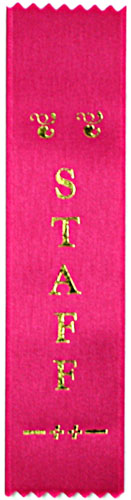 Staff Ribbon, Badge Ribbon