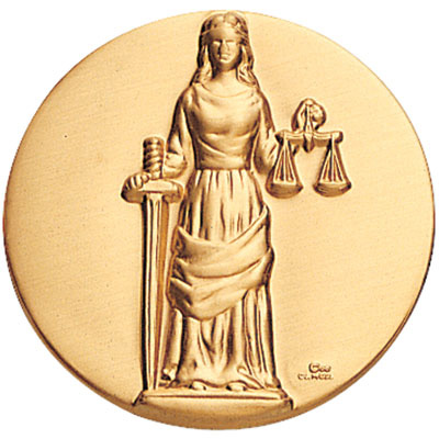 Justice Medal by Athletic Awards