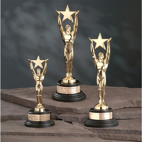 Engraved Awards, Recognition Awards, Star Achievement Award