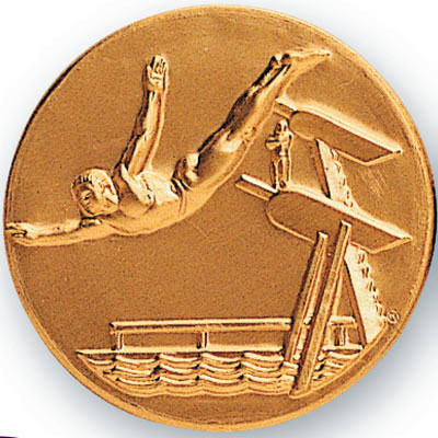 Male Diving Medal by Athletic Awards