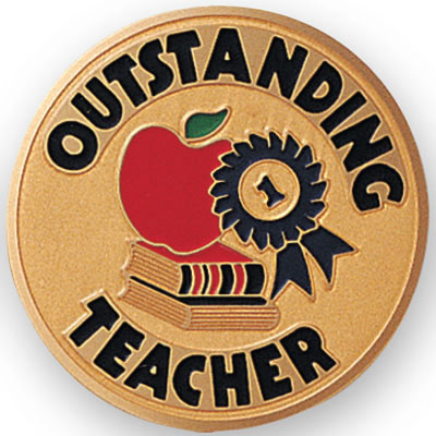 Outstanding Teacher Medal by Athletic Awards