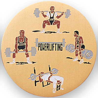 Power Lifting Medal by Athletic Awards