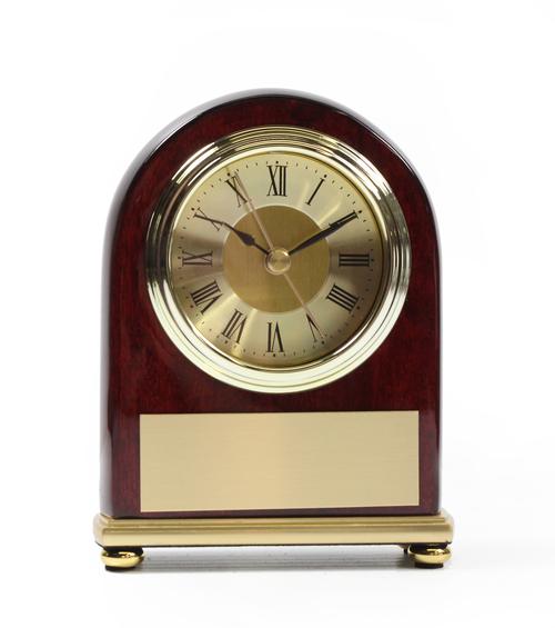 Arched Piano Wood Clock by Athletic Awards