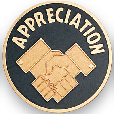 Appreciation Medal by Athletic Awards