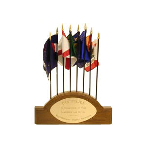 Custom Flag Display Stand Base by Athletic Awards