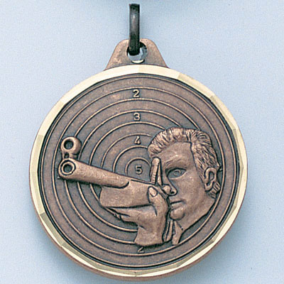 Rifle Shooting Medal by Athletic Awards