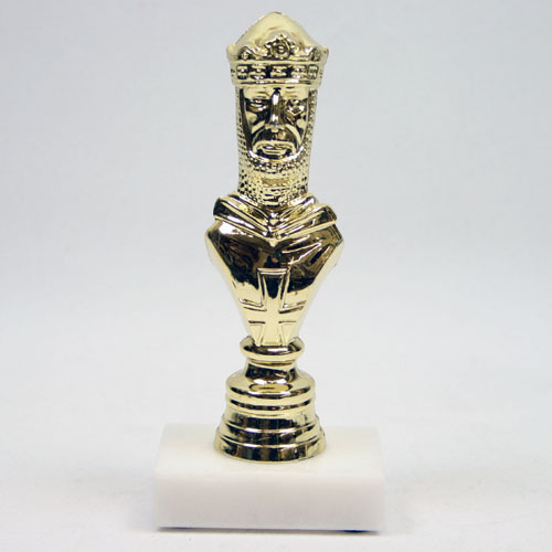 Chess King Trophy Figure, Favorite Chess Player Trophy
