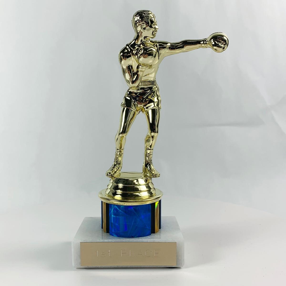 Boxing Trophy with 1" Color Column by Athletic Awards
