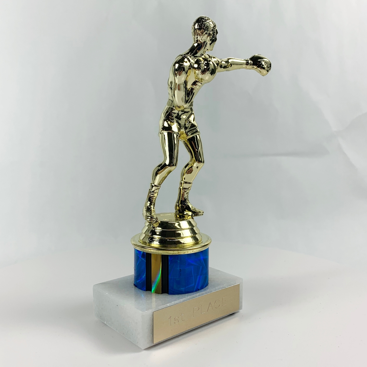 Boxing Trophy with 1" Color Column by Athletic Awards