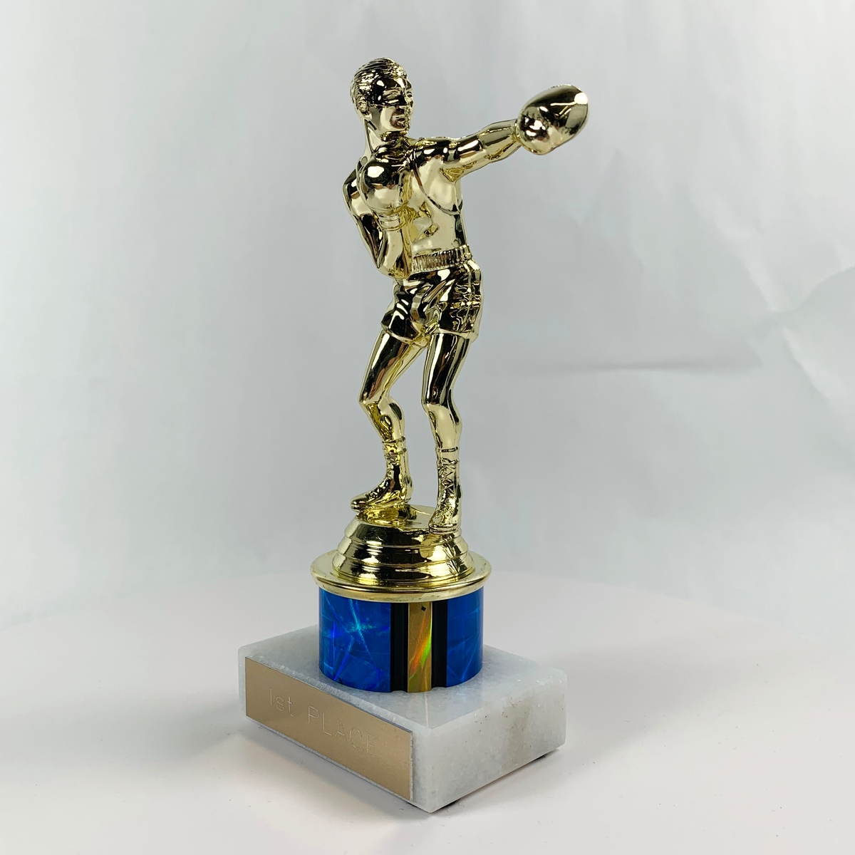Boxing Trophy with 1" Color Column by Athletic Awards