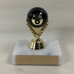 Pool Table Trophy by Athletic Awards