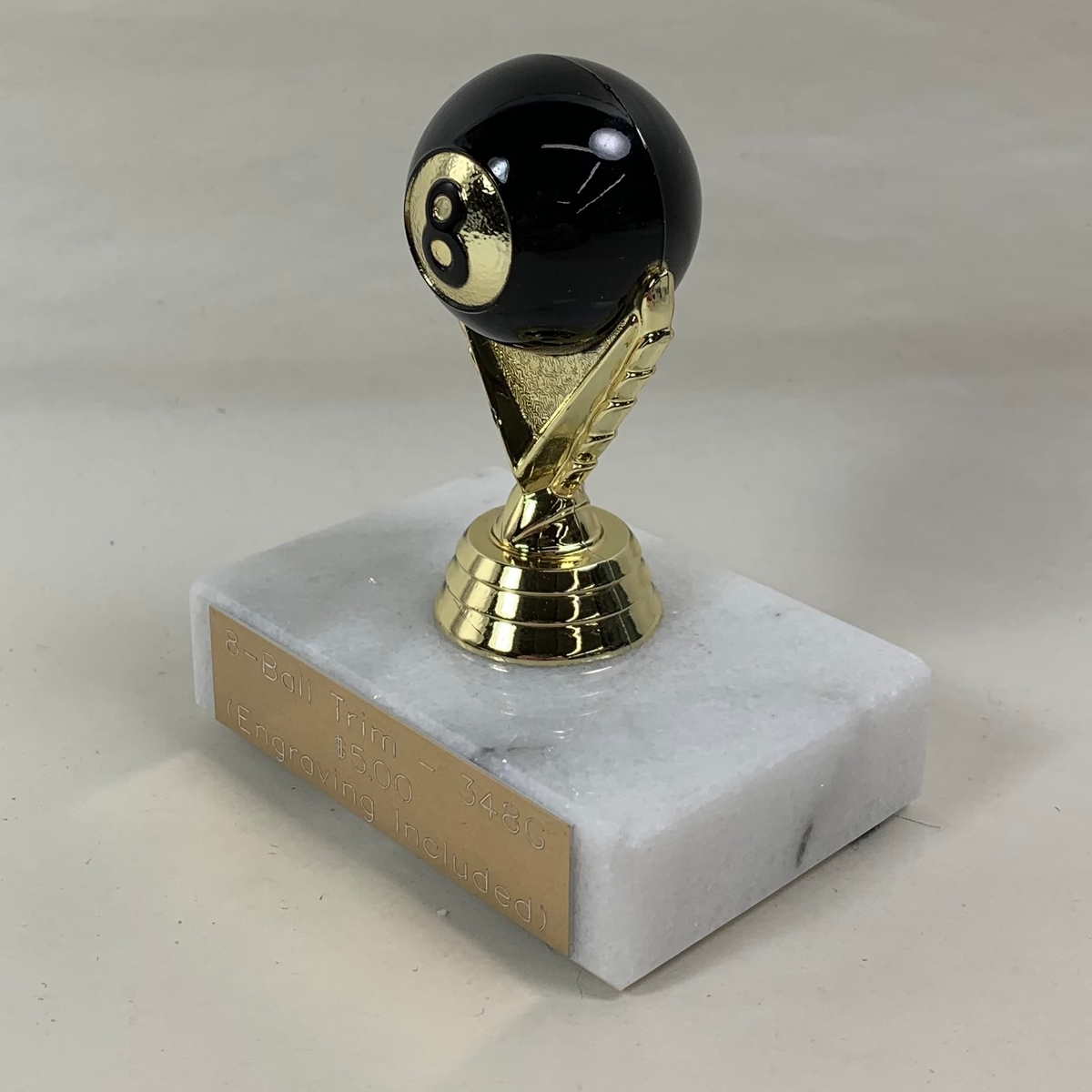 Pool Eight Ball Trophy by Athletic Awards