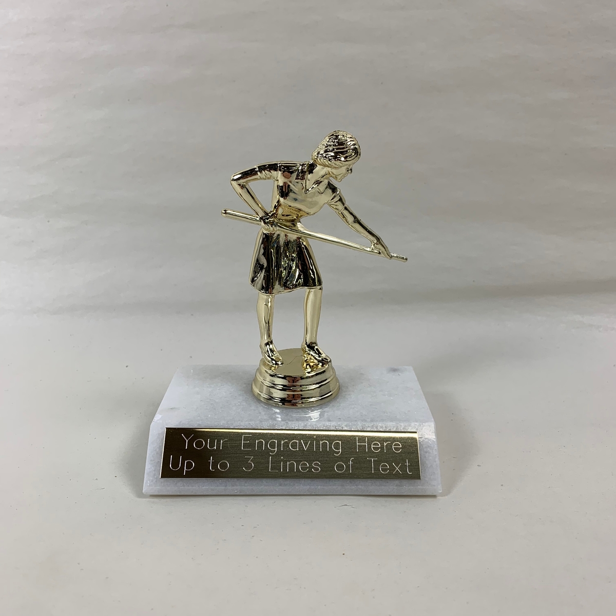 Pool Player Trophy by Athletic Awards