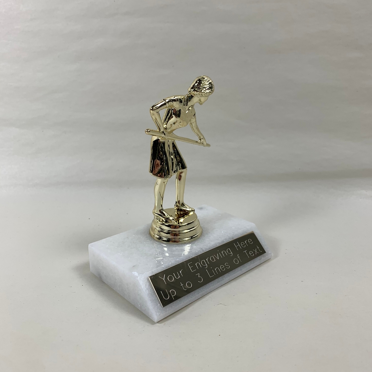 Pool Player Trophy by Athletic Awards