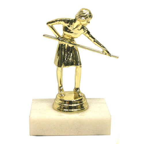 Pool Player Trophy by Athletic Awards