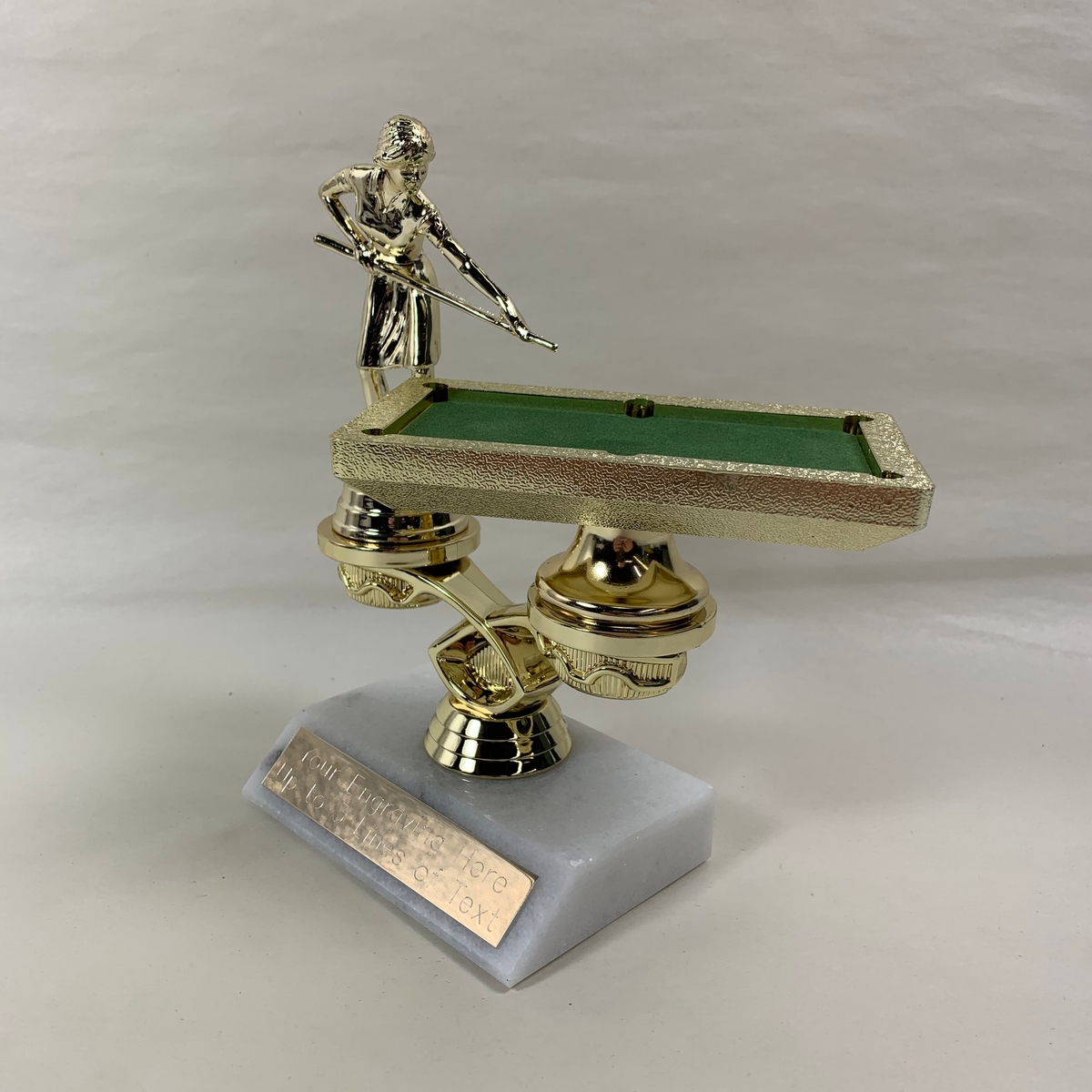 Pool Table Trophy by Athletic Awards