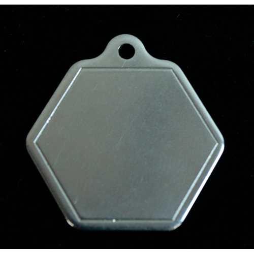 Hexagon Shaped Pet Tag by Athletic Awards