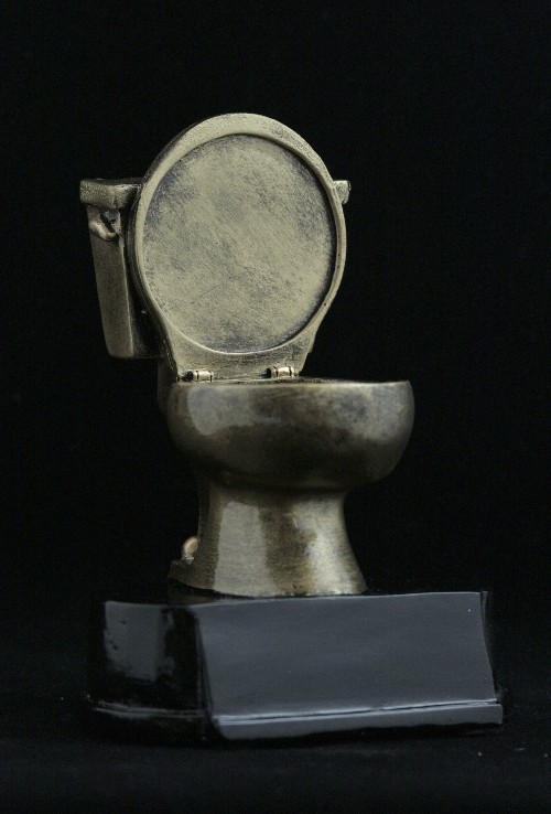 Toilet Trophy, Funny Trophy, Comedic Trophies, Joke Trophy