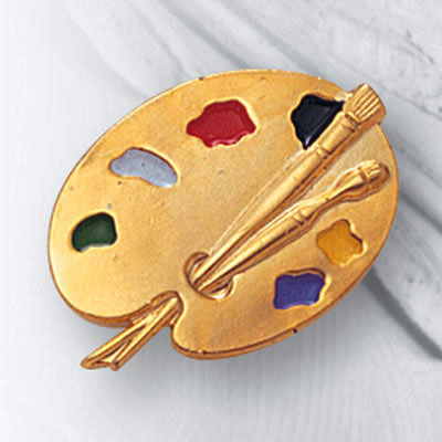 Painter's Palette Pin by Athletic Awards
