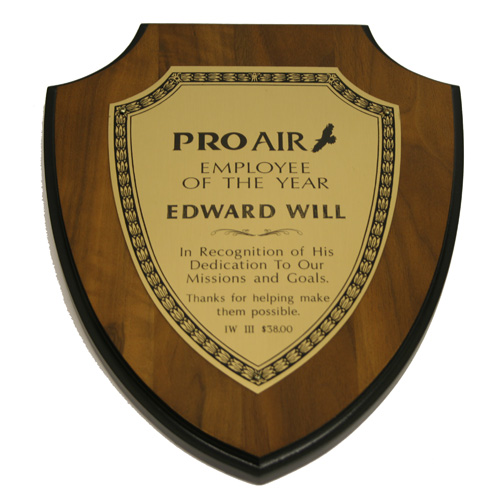 Shield Plaque by Athletic Awards