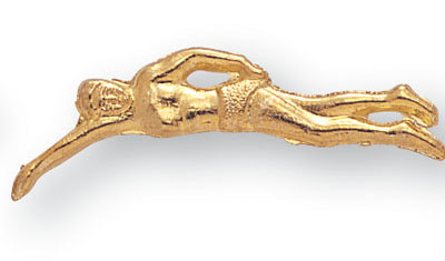 Male Swimmer Pin by Athletic Awards