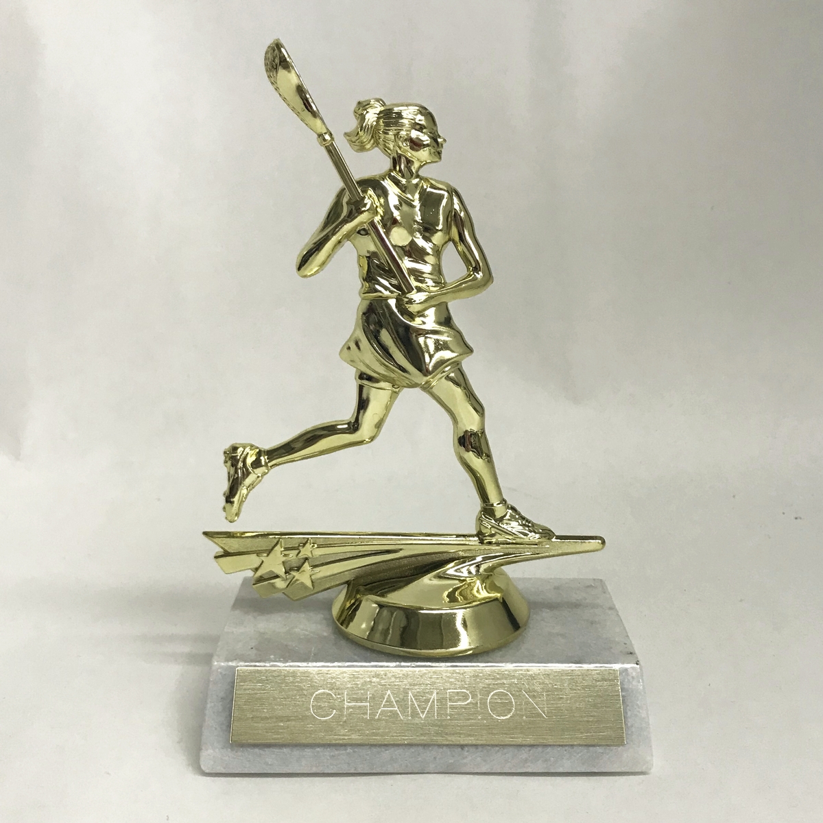 Lacrosse Trophy by Athletic Awards
