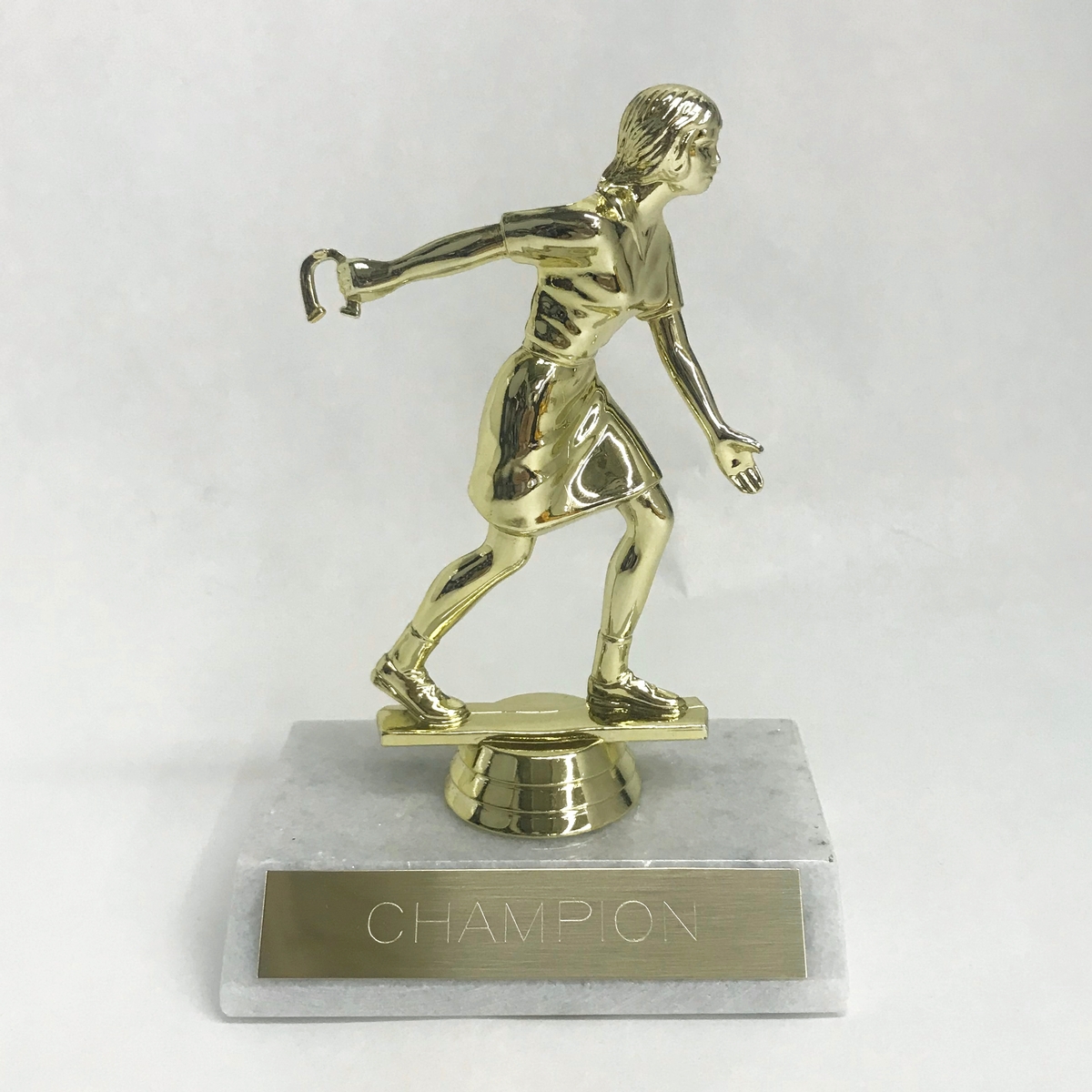 Horseshoes Female Trophy by Athletic Awards