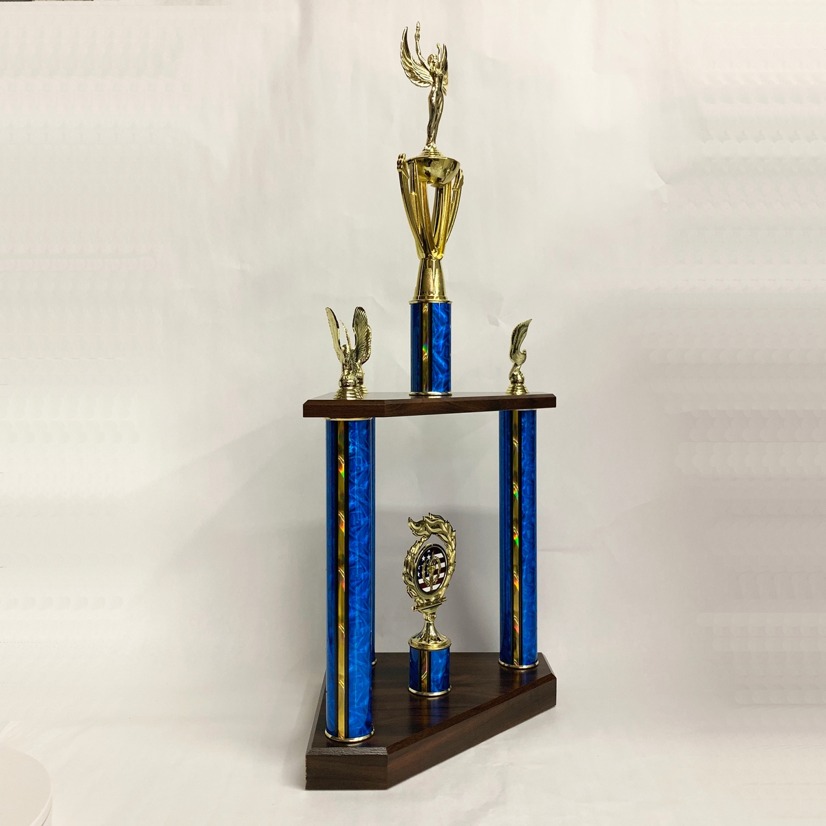 Large Three Poster Team Trophy by Athletic Awards