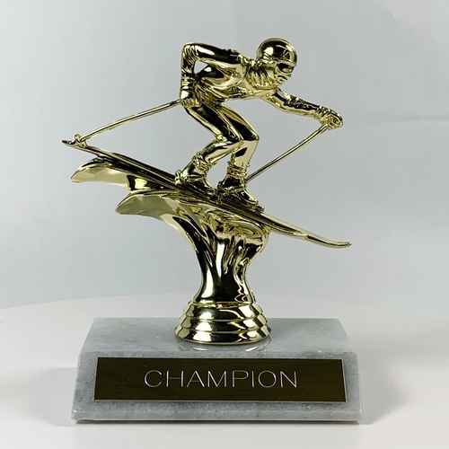Downhill Ski Trophy by Athletic Awards