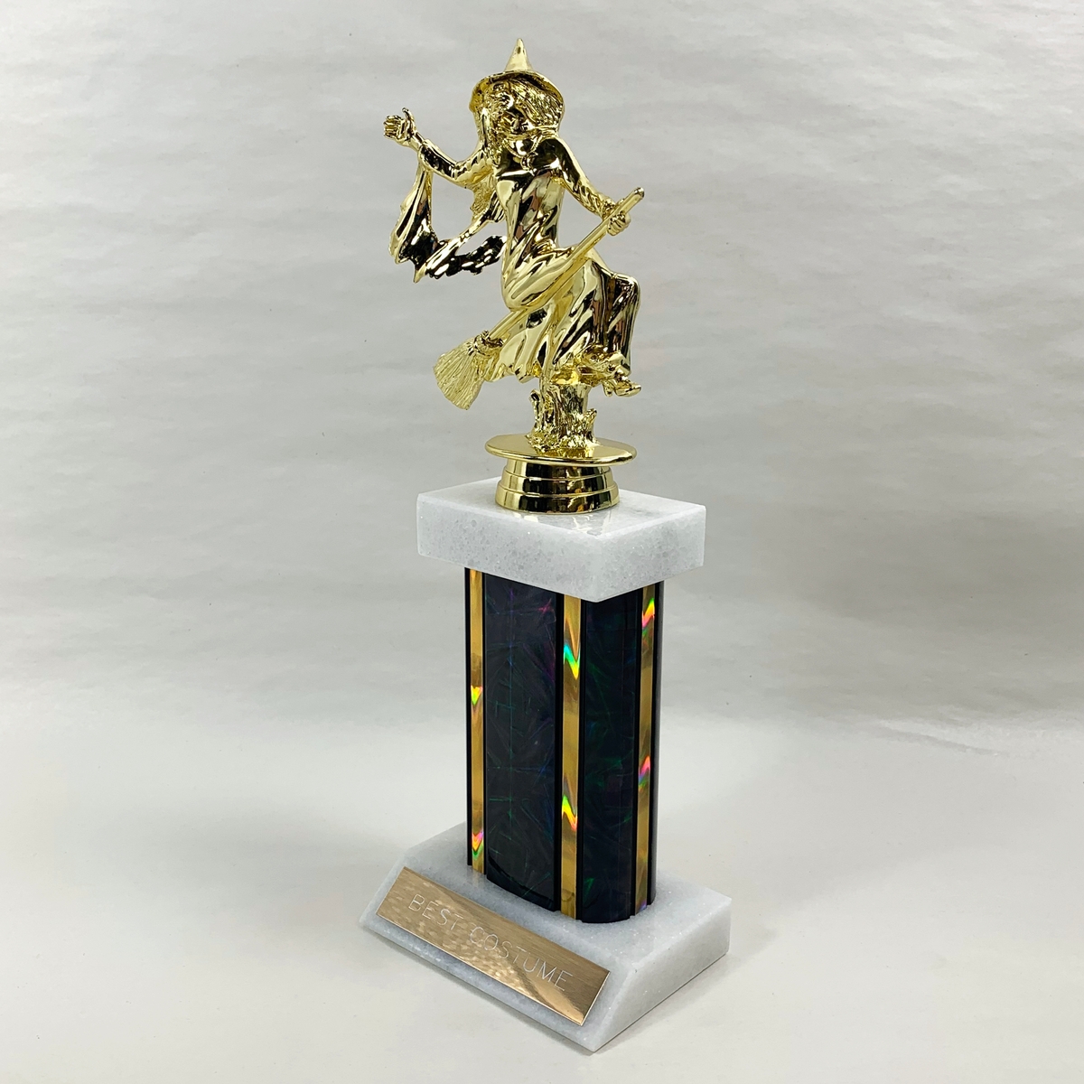 Witch Trophy with Wide Column by Athletic Awards