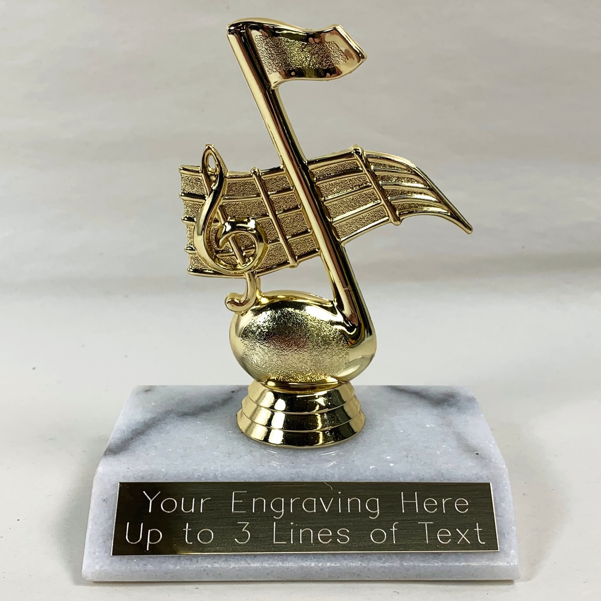 Music Note Trophy by Athletic Awards