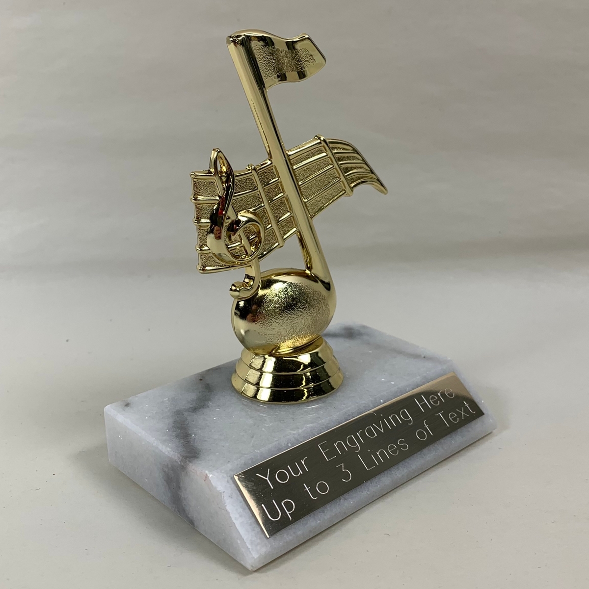 Music Note Trophy by Athletic Awards