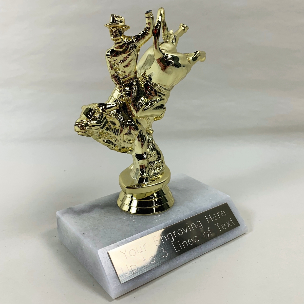 Bull with Rider Trophy | Athletic Awards