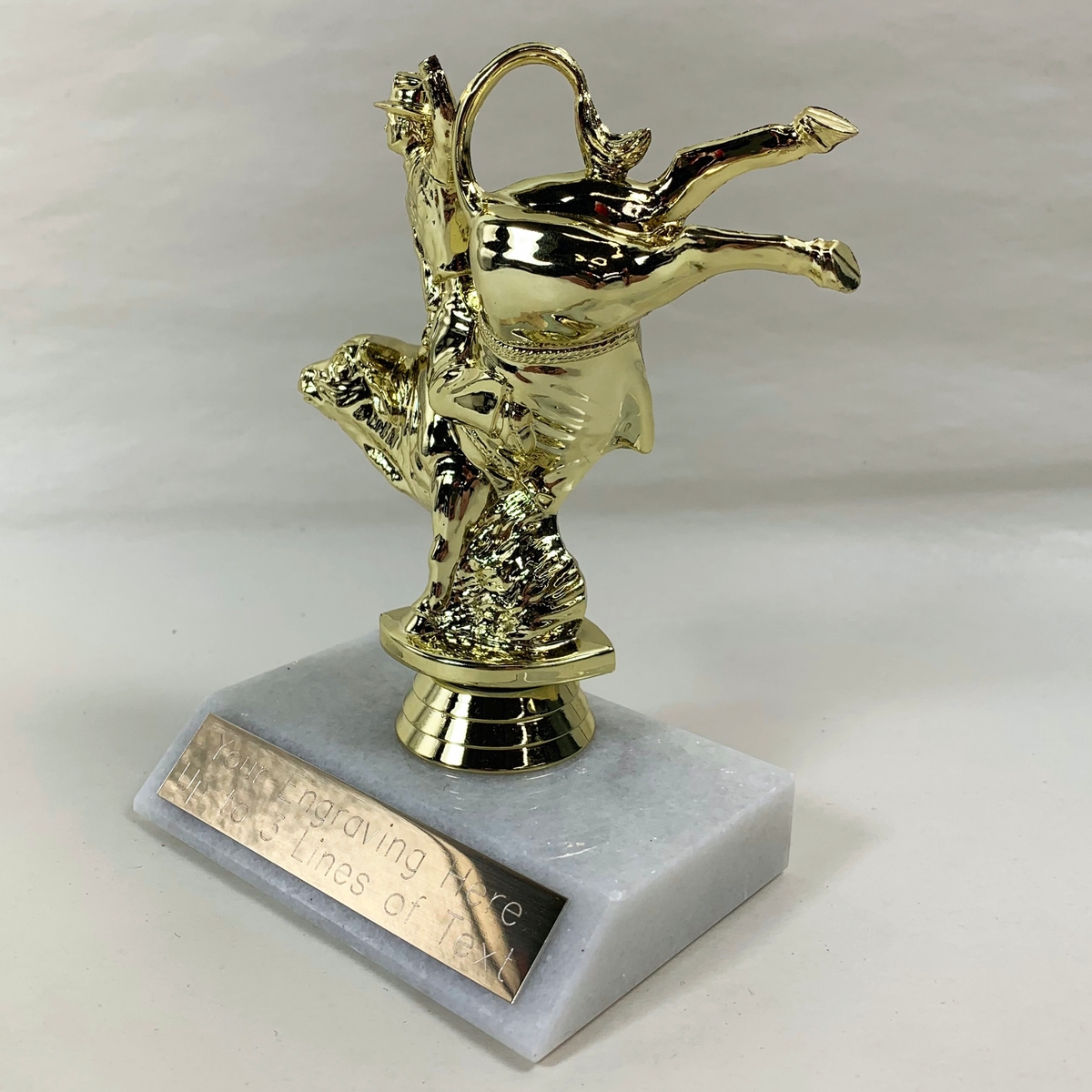 Bull with Rider Trophy | Athletic Awards