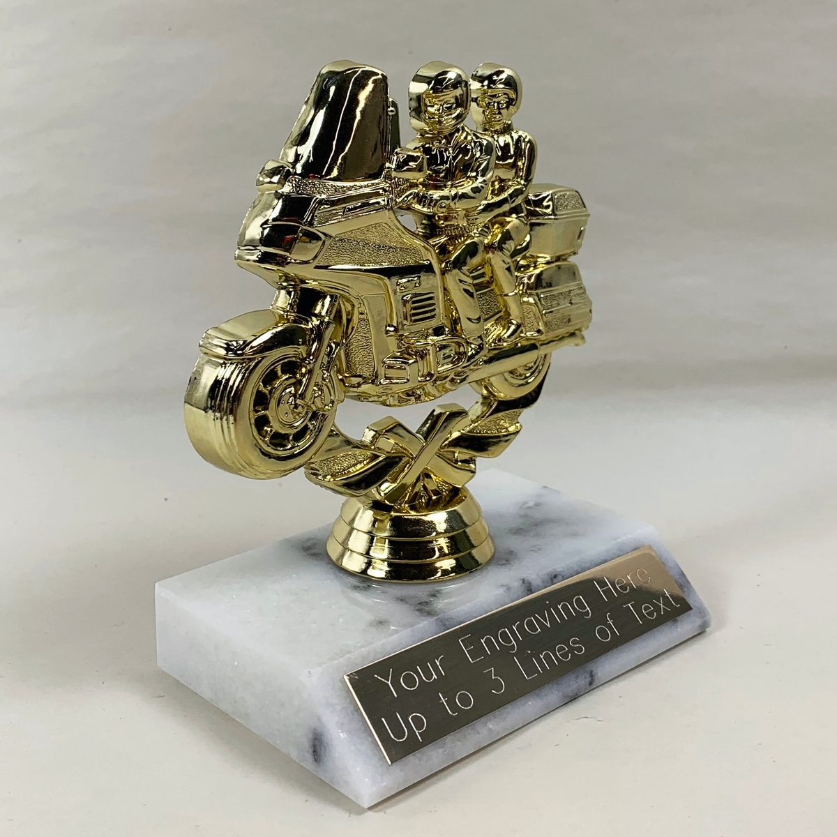 Touring Bike Motorcycle Wreath Trophy by Athletic Awards