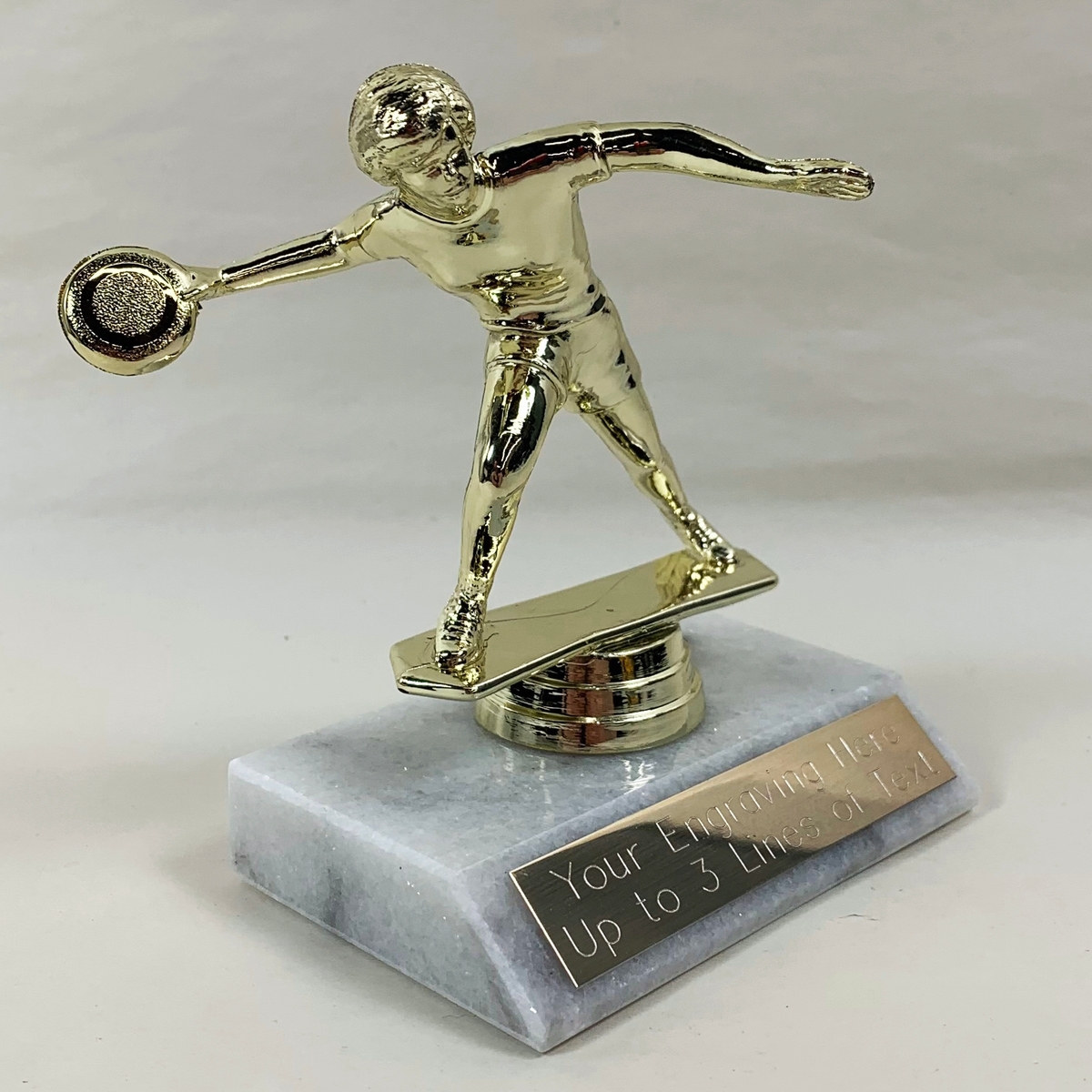Female Frisbee Trophy by Athletic Awards