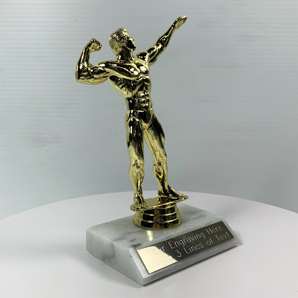 Male Body Builder Trophy by Athletic Awards