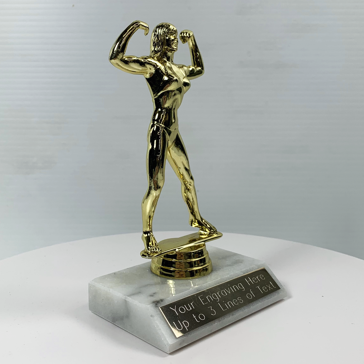 Female Body Builder Trophy by Athletic Awards