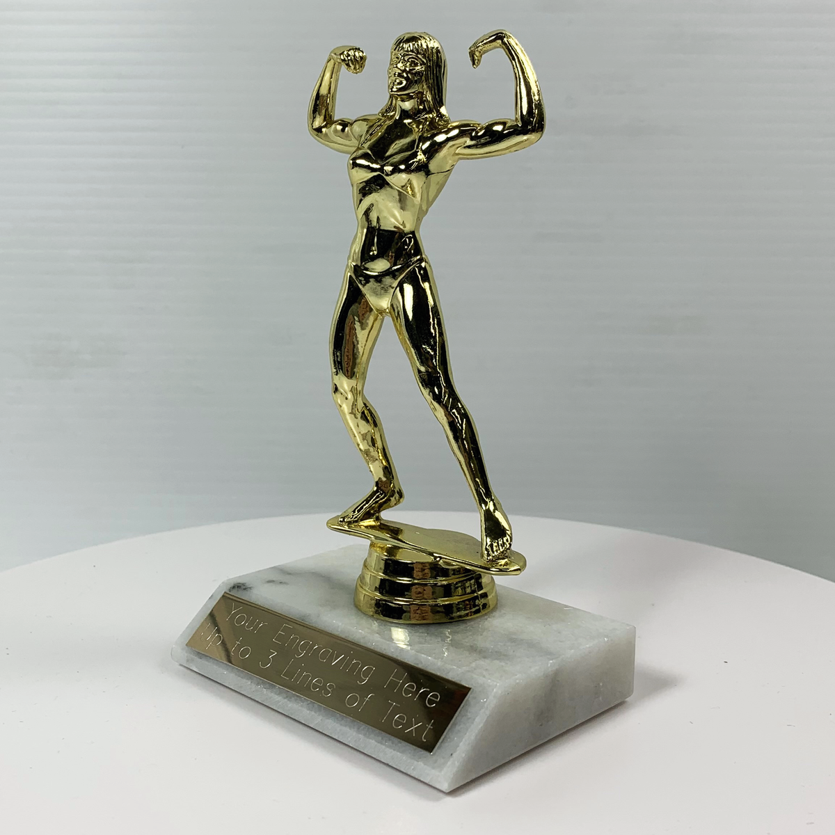 Female Body Builder Trophy by Athletic Awards