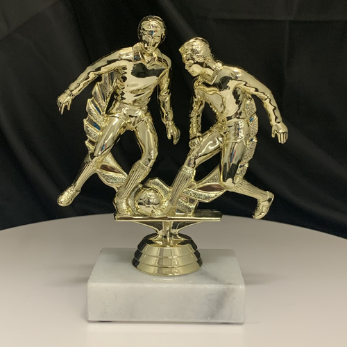 Double Action Soccer Trophy | Athletic Awards and Engraving