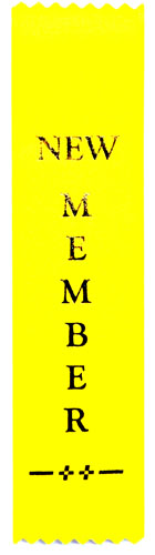 New Member Ribbon, Member Recognition